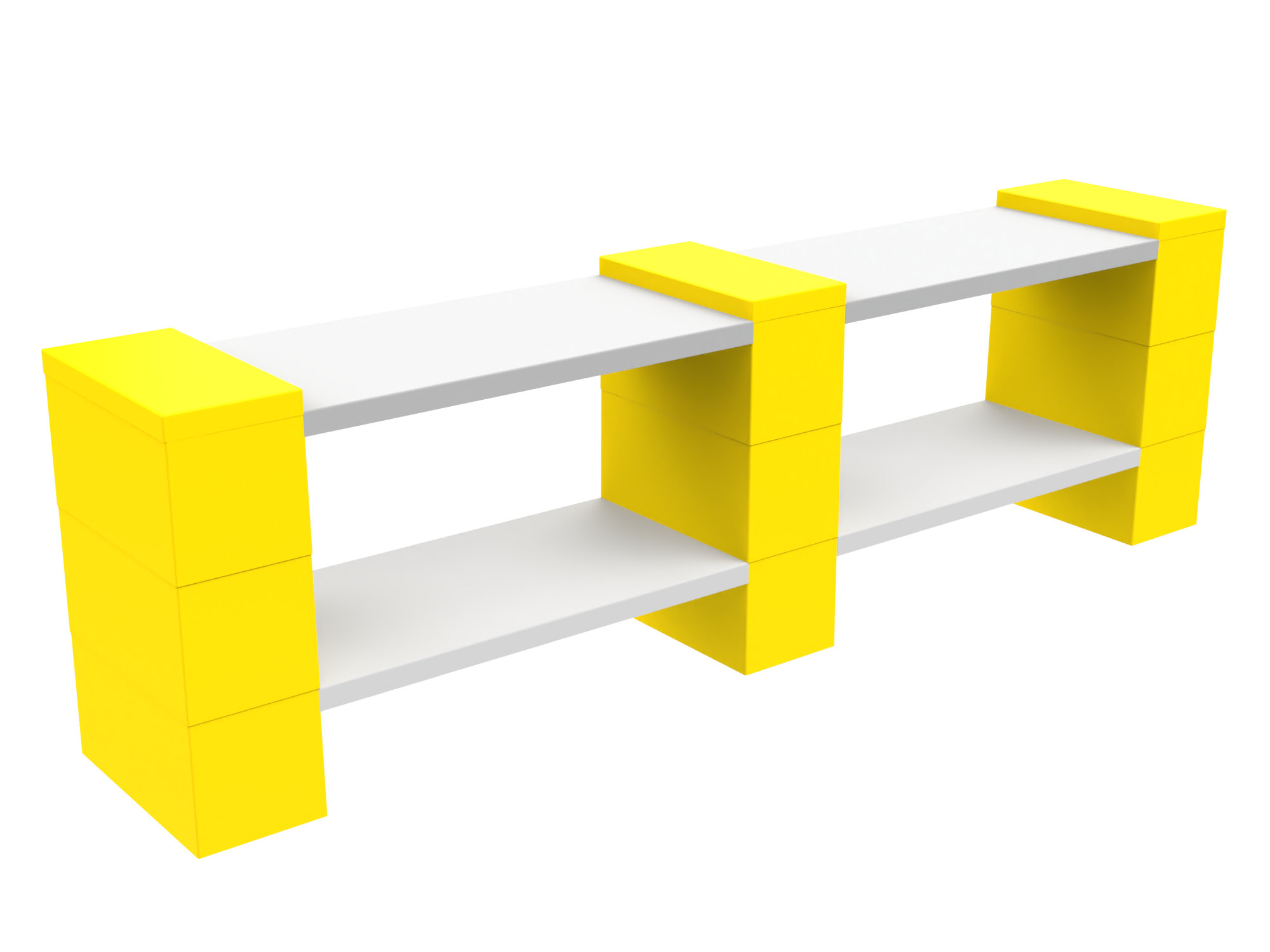 Versare EverBlock 2 Level Double Shelving Kit - Low Version | Wayfair