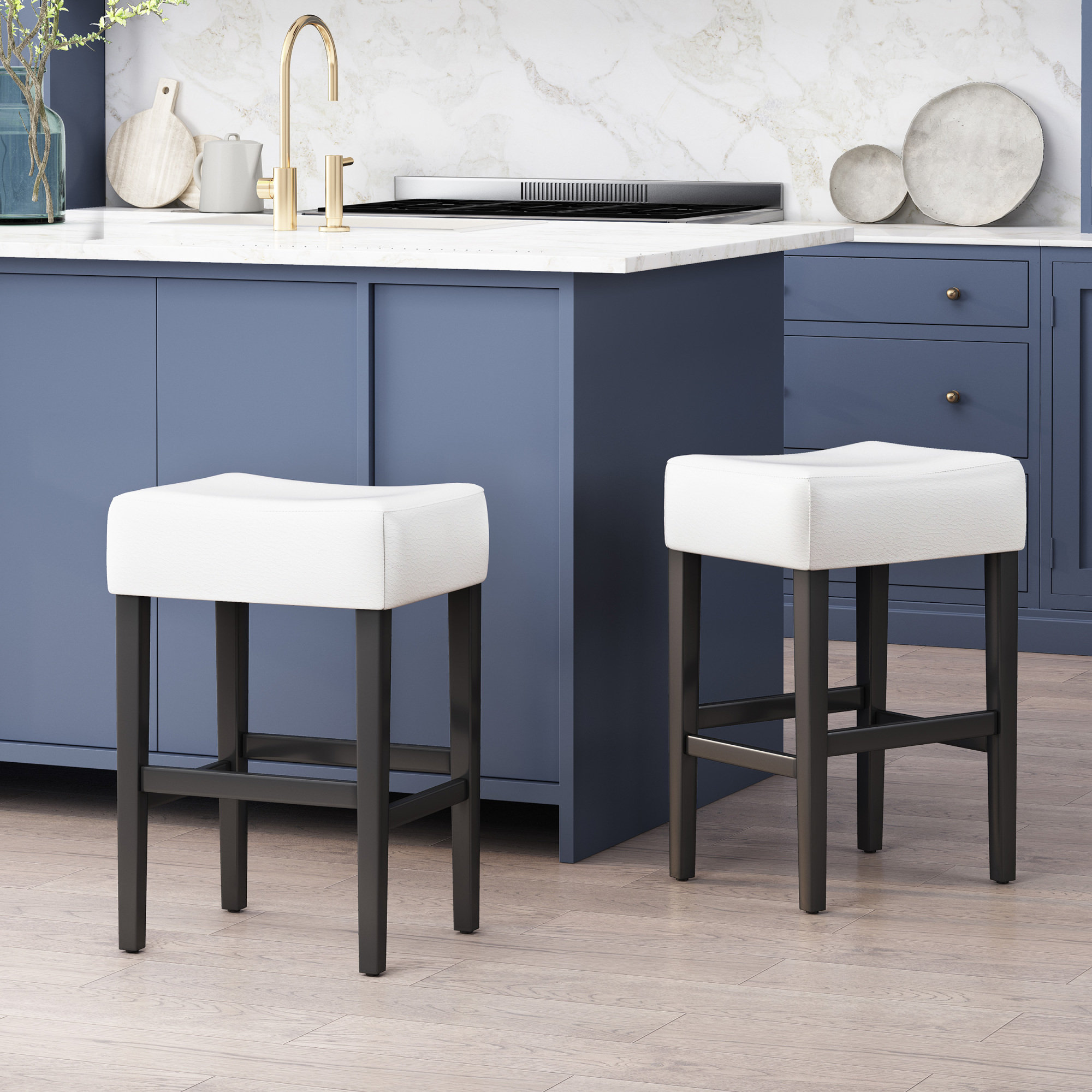 Lark Manor™ Zuma Kd Backless Counter Stool - Stylish And Comfortable ...