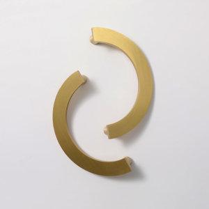 Redefine Hardware Brass Half Moon Moon Pull (2 Pulls) | Wayfair