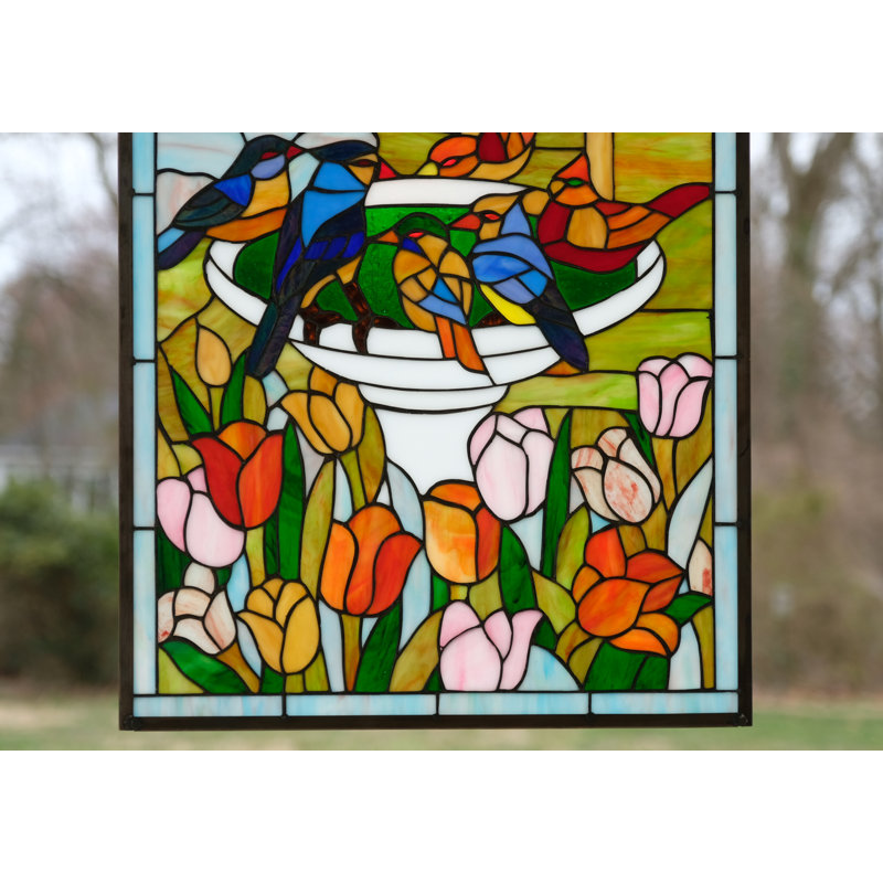 Red Barrel Studio® Birds Window Panel | Wayfair