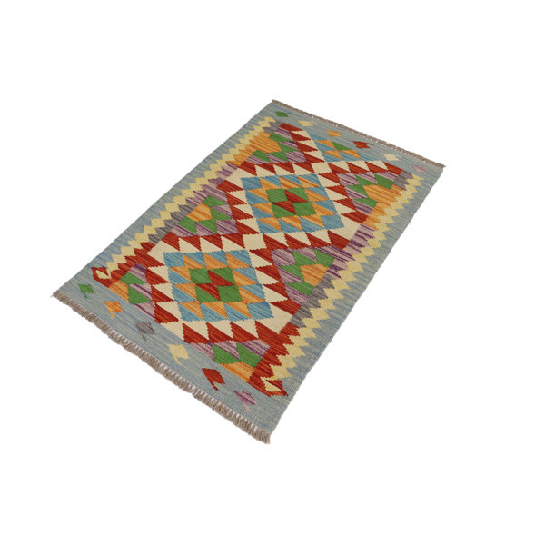 Arshs Fine Rugs Turkish Bohemian Atticus Hand-Woven Kilim Rug - 1'11 ...