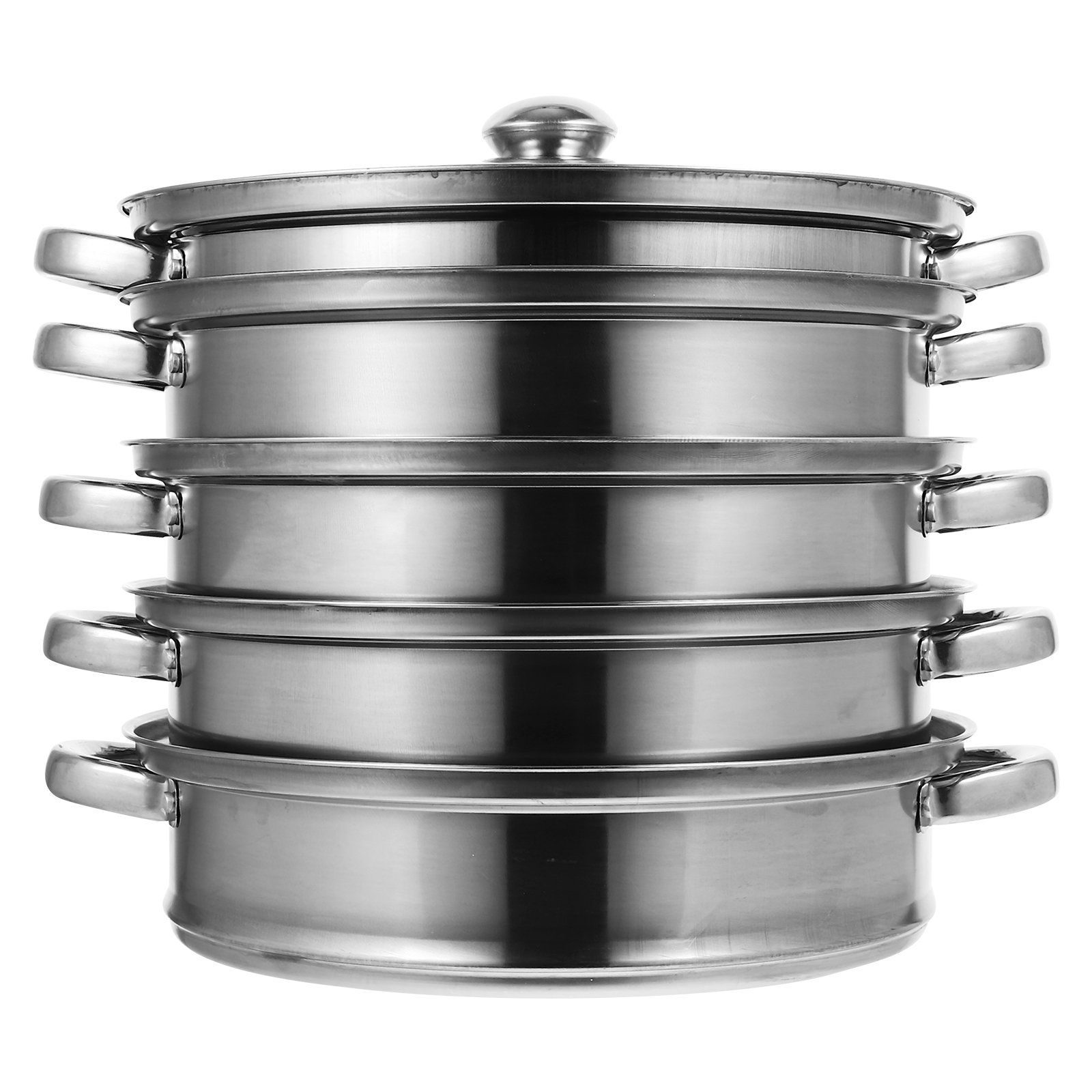 Ivy Bronx 5-Tier Stainless Steel Steamer Meat Vegetable Cooking Steam ...