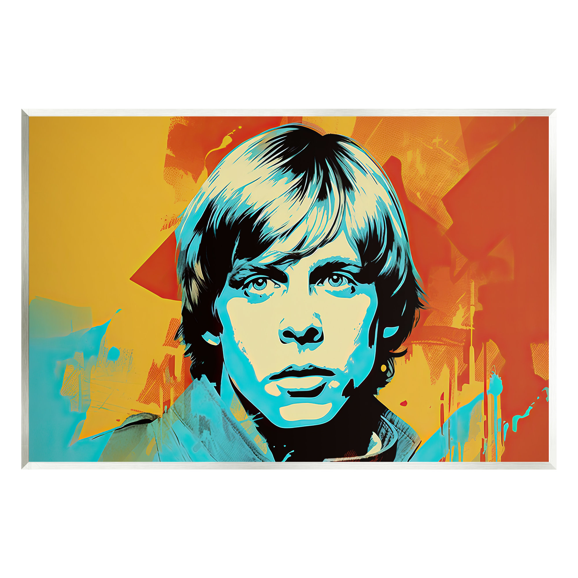 Stupell Industries Pop Style Luke Portrait Wall Plaque Art by Birch&Ink ...