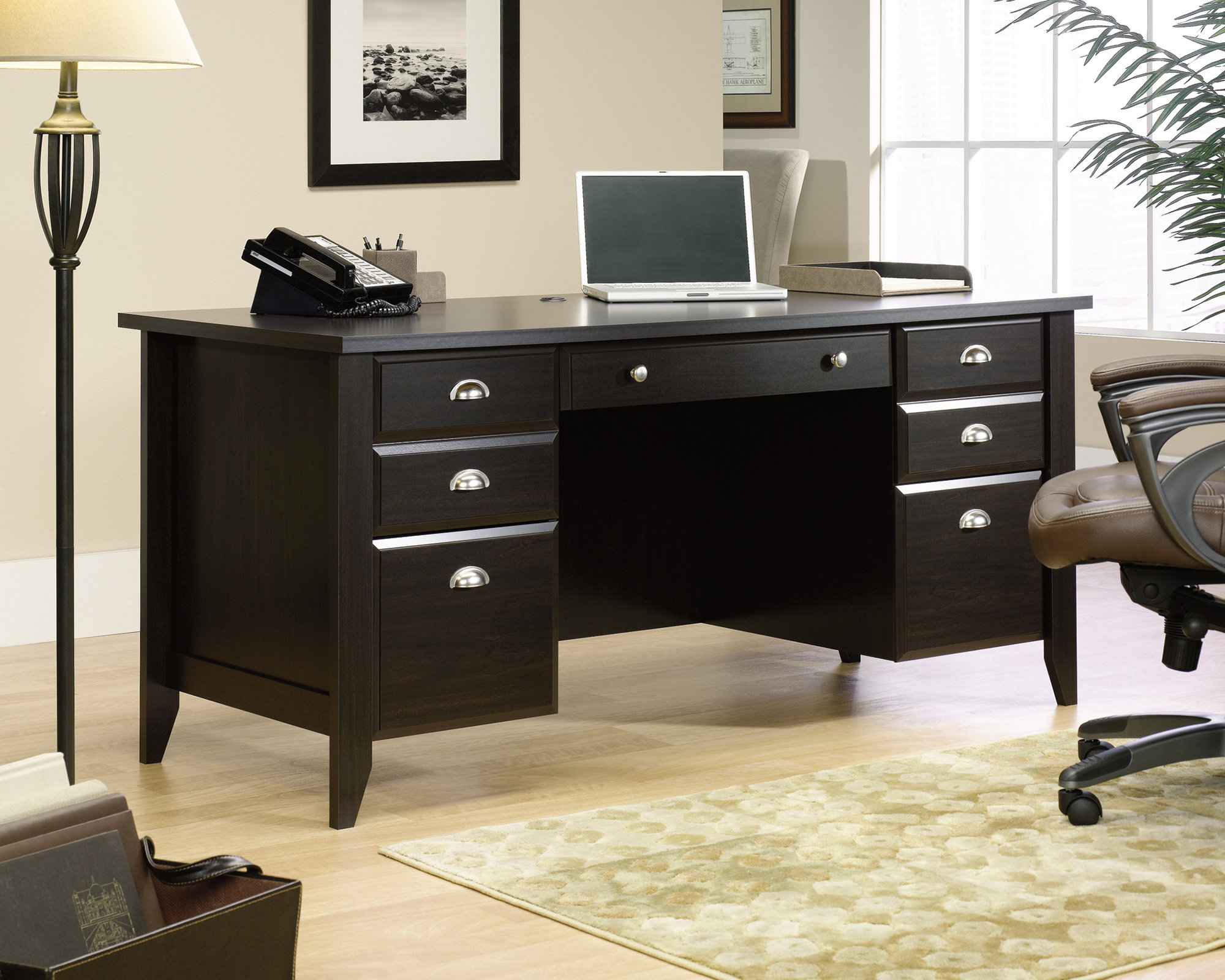 Lark Manor™ Executive Office Desk | Wayfair