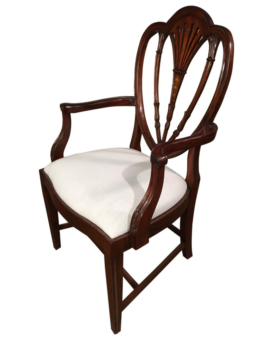 Leighton Hall Furniture Hepplewhite Arm Chair - Wayfair Canada
