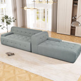 Latitude Run® Minimalist L-Shaped Modular , 2 , Upholstery, For Living ...