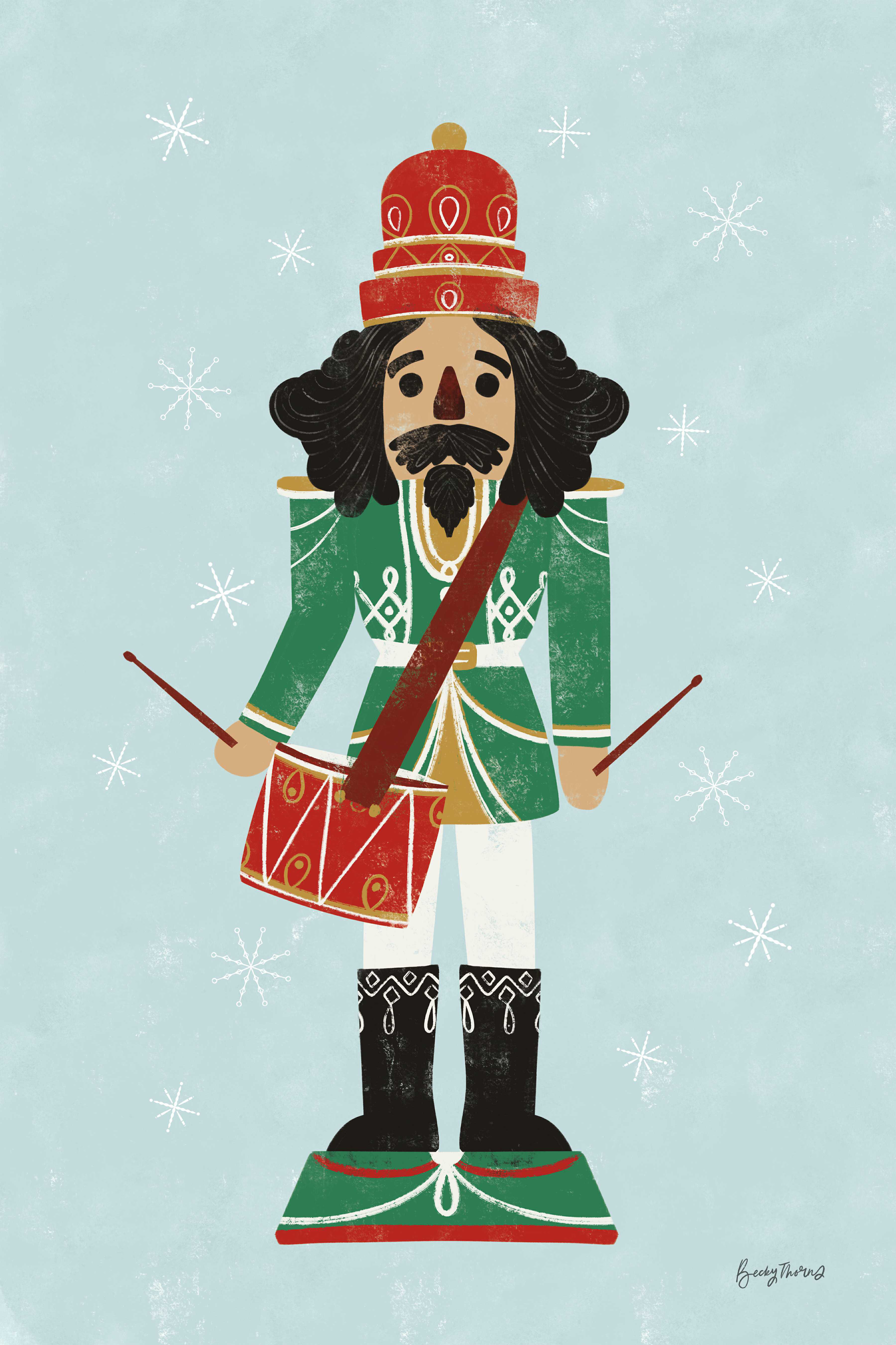 The Holiday Aisle® Holiday Cheer Nutcrackers IV by Becky Thorns ...