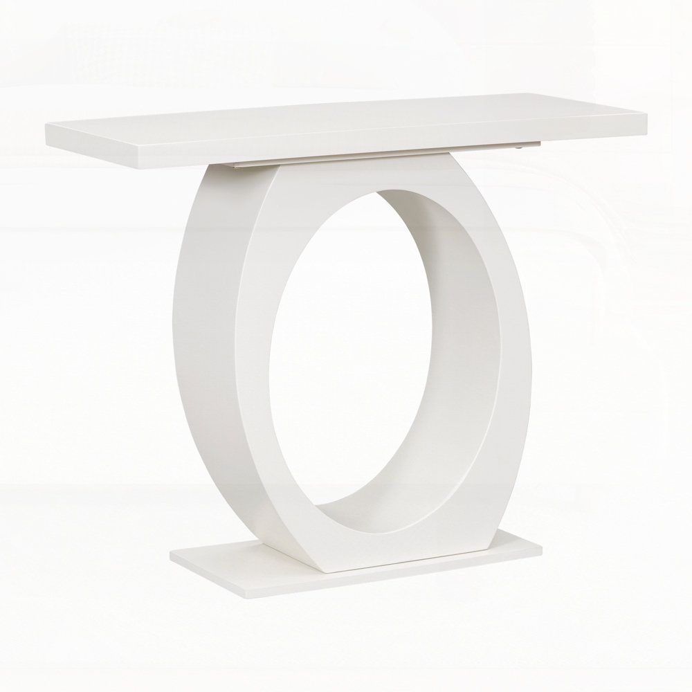 Ivy Bronx Sleek and Contemporary Egg-Shaped Side Table with Reinforced ...