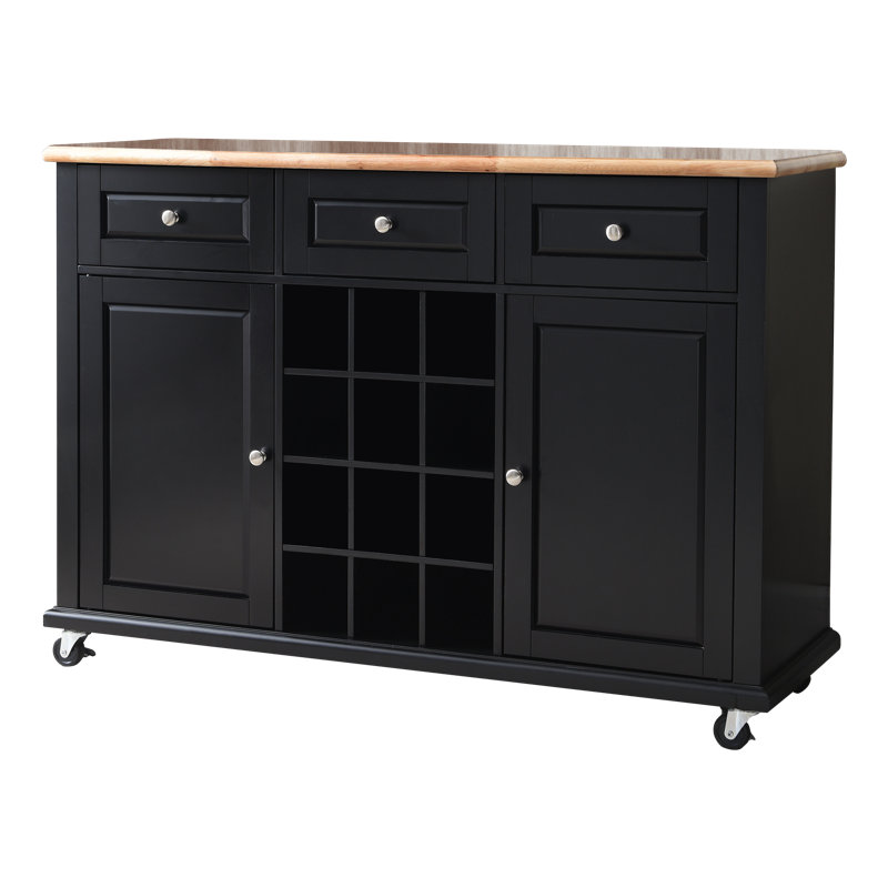 Darby Home Co Edney Wine Rack Sideboard Buffet Server Console Table ...