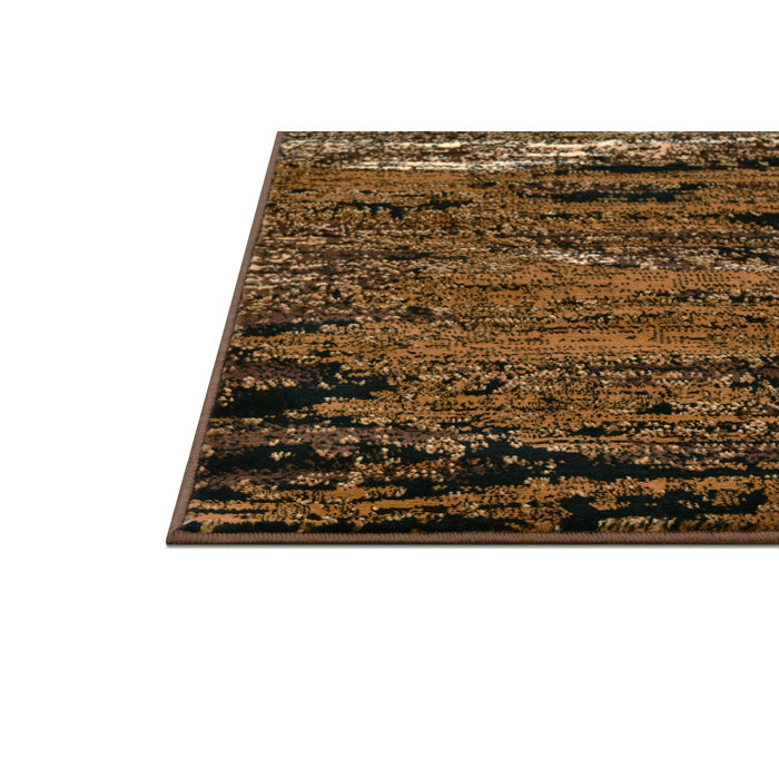 17 Stories Misouk Performance Chocolate Rug & Reviews | Wayfair