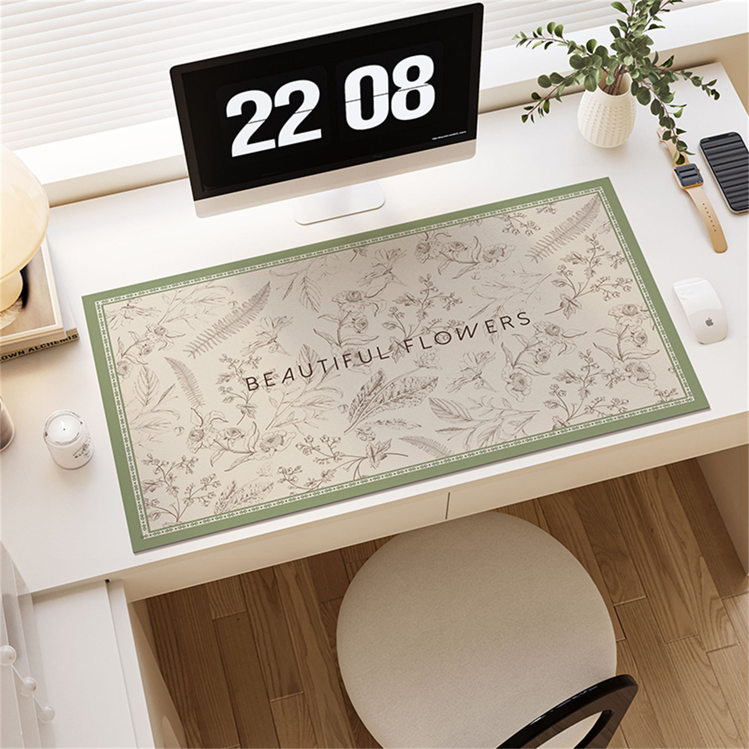 Everly Quinn Abdurrhman Leather / Faux Leather Stackable Desk Pad | Wayfair