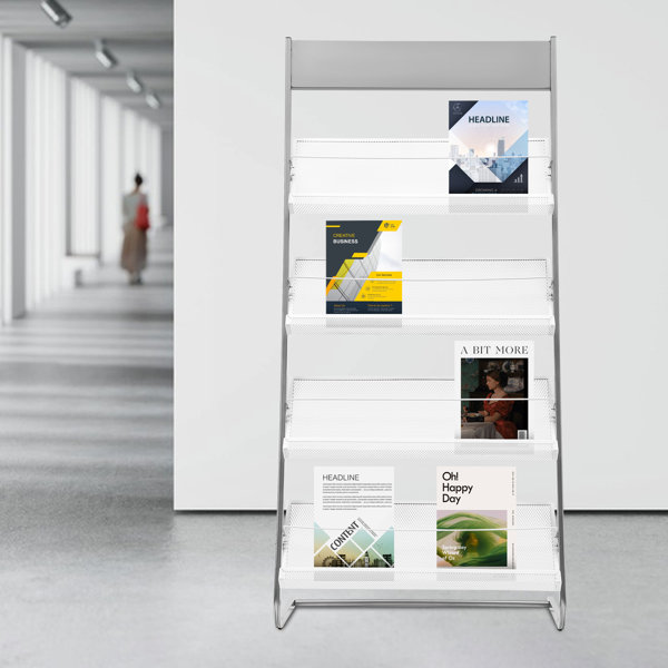 Latitude Run® Bledi Metal Free Standing Magazine Rack | Wayfair