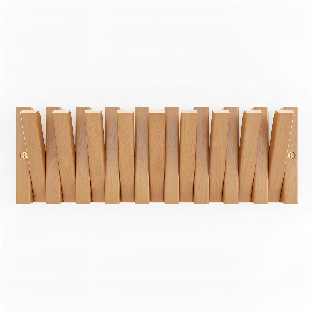 George Oliver Coat Hook, Wall Mounted Clothes Rack With 9 Retractable ...
