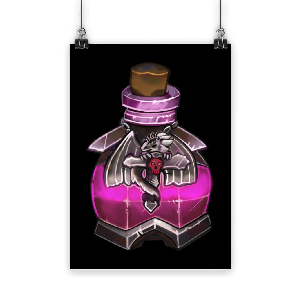 Marick Booster Dragon Potion Classic Poster | Wayfair