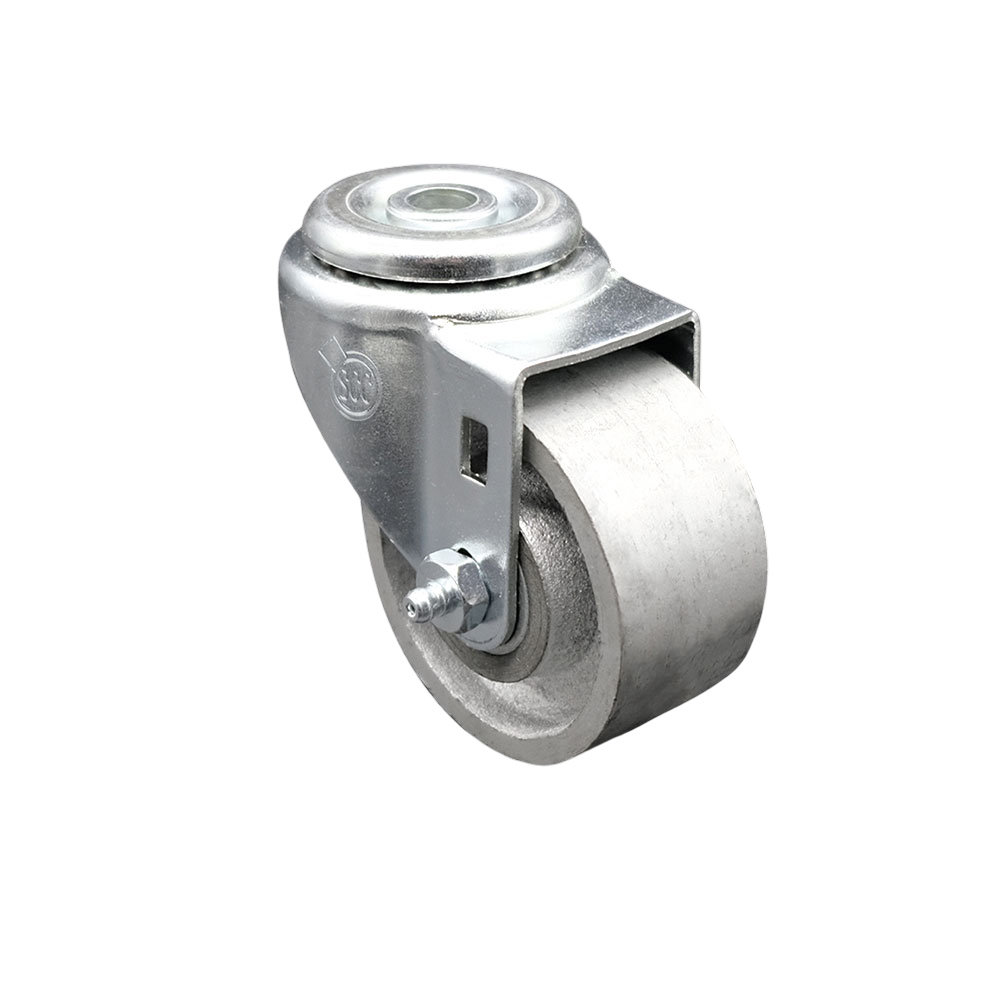 Service Caster Steel Wheel Swivel Bolt Hole Caster | Wayfair