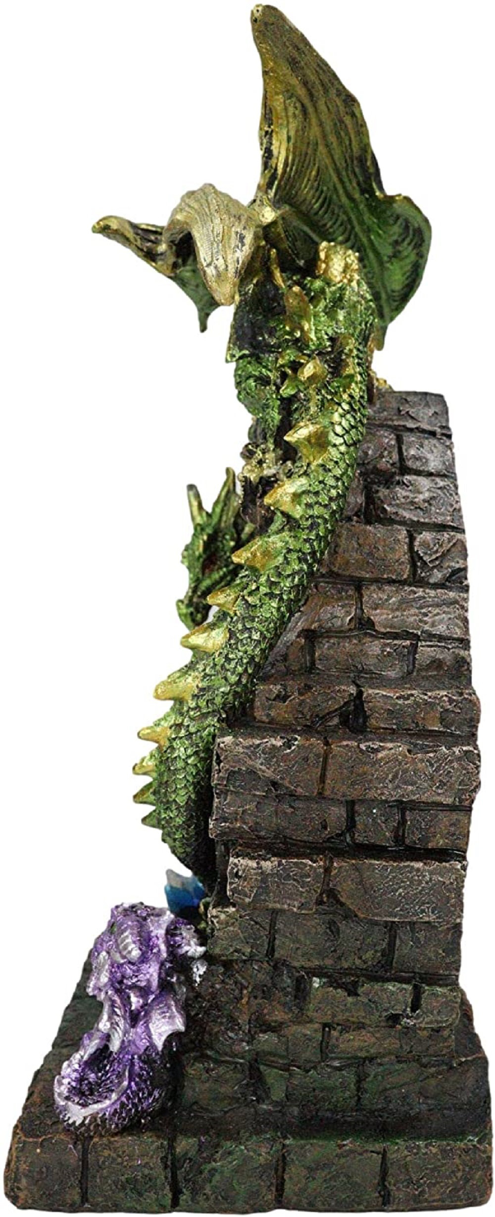 Trinx Amaryah Emerald Mother Dragon Figurine - Wayfair Canada