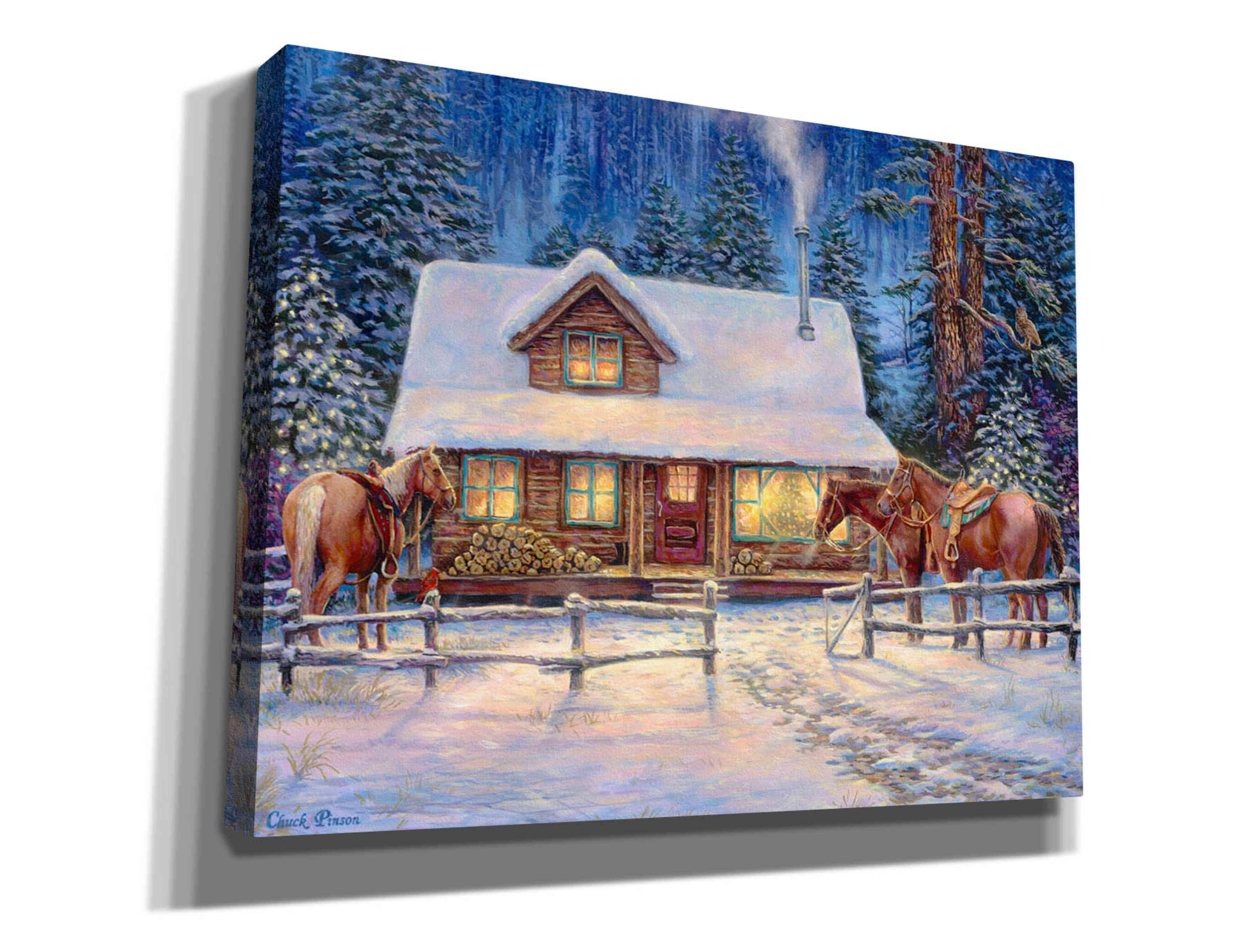 August Grove® Epic Graffiti 'Winter's Oasis' By Chuck Pinson, Ca Winter ...