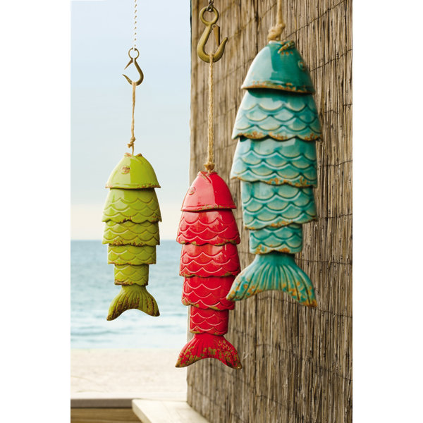 Wind & Weather Ceramic Koi Fish Wind Chime "& Reviews" | Wayfair