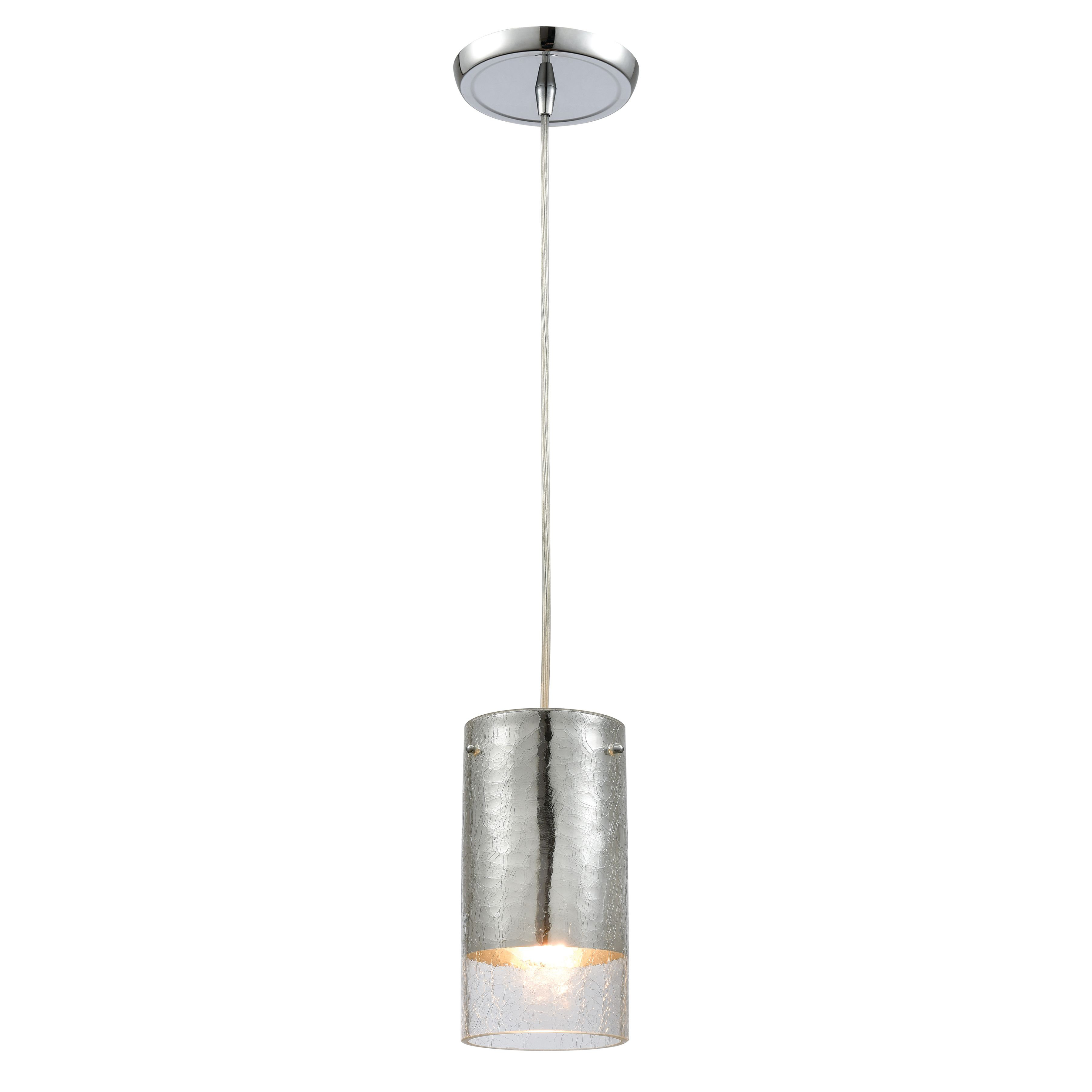 Latitude Run® Tallula 4'' Wide 1-Light Pendant - Polished Chrome | Wayfair