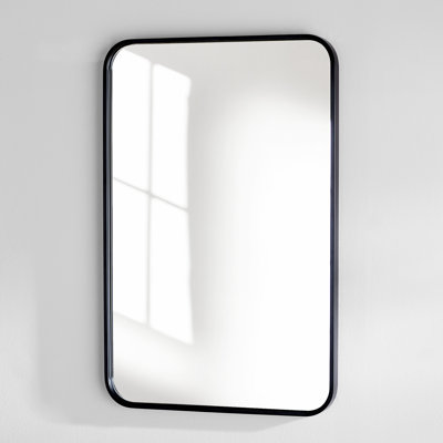 Sabine Metal Rounded Rectangle Wall Mirror & Reviews | Joss & Main
