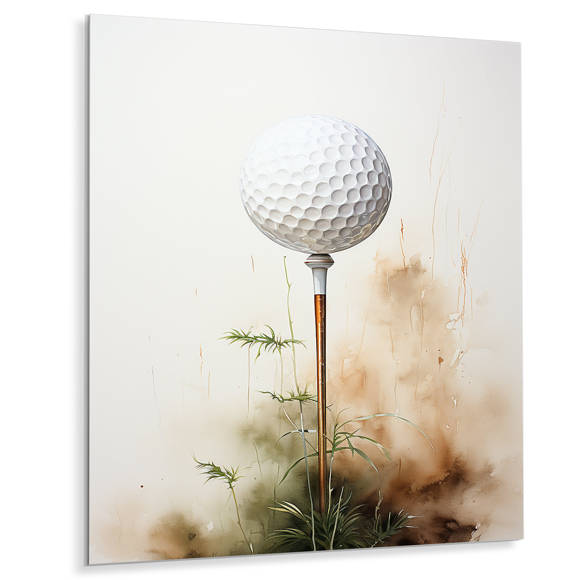 Winston Porter Minimalism Golf Tees IX - Golf Metal Wall Decor | Wayfair