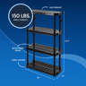 Gracious Living Storage Gracious Living 4 Shelf Adjustable Height ...