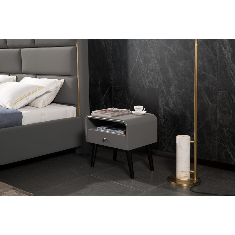 George Oliver Carillo 1 Drawer Nightstand | Wayfair