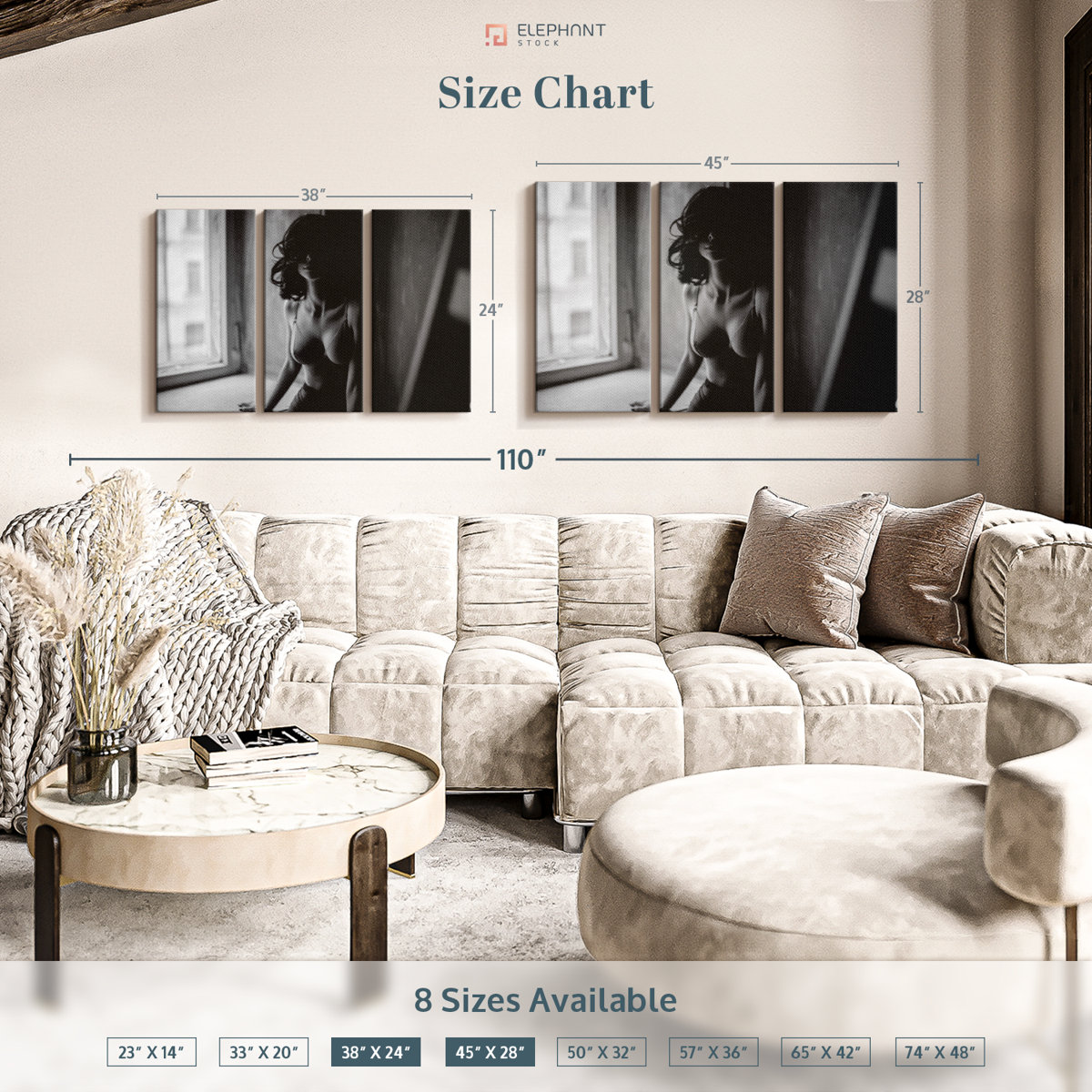 Hokku Designs Seductive Woman Canvas Print | Wayfair