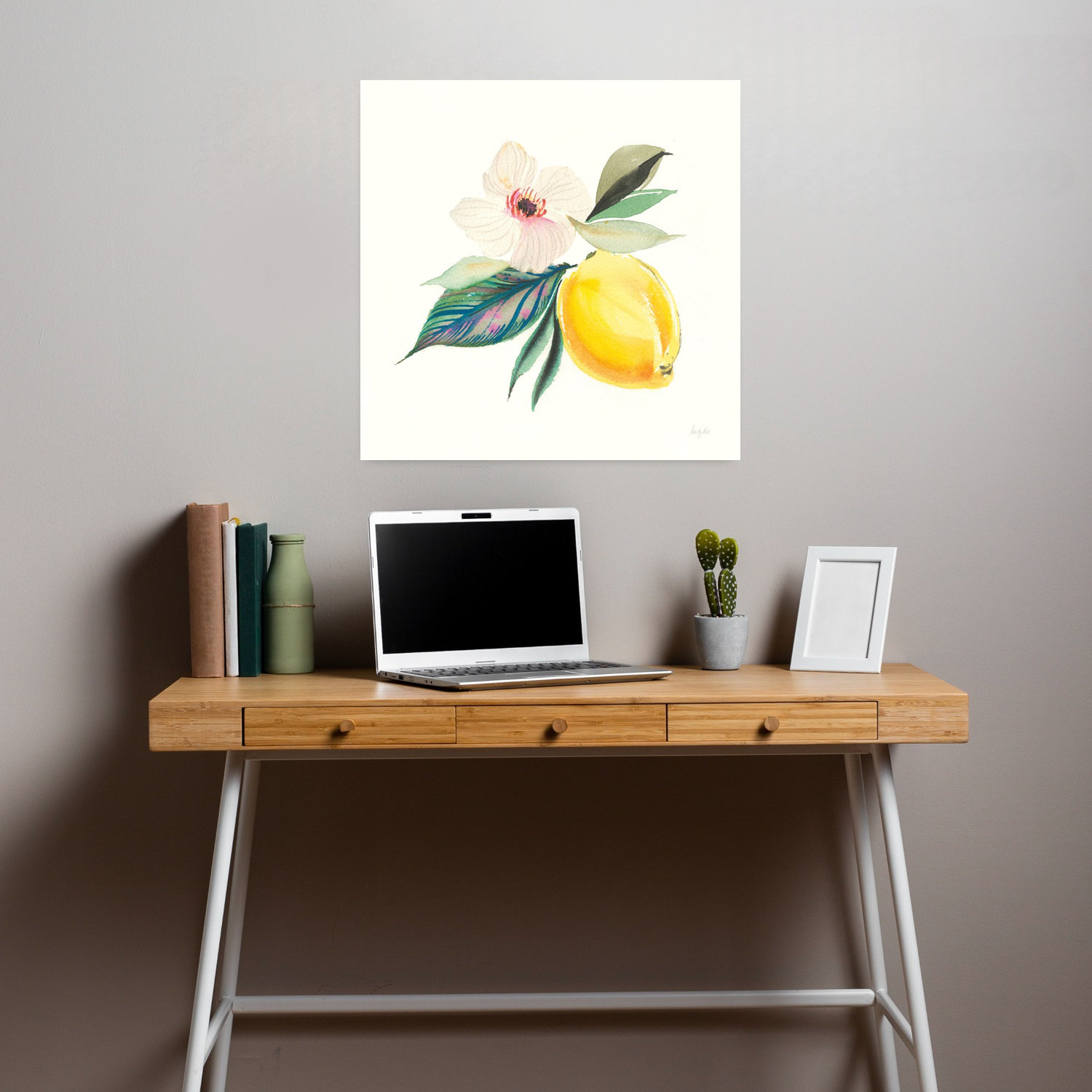 Alcott Hill® Minimalist Retro Vintage Citrus Summer Iii With Botanical ...