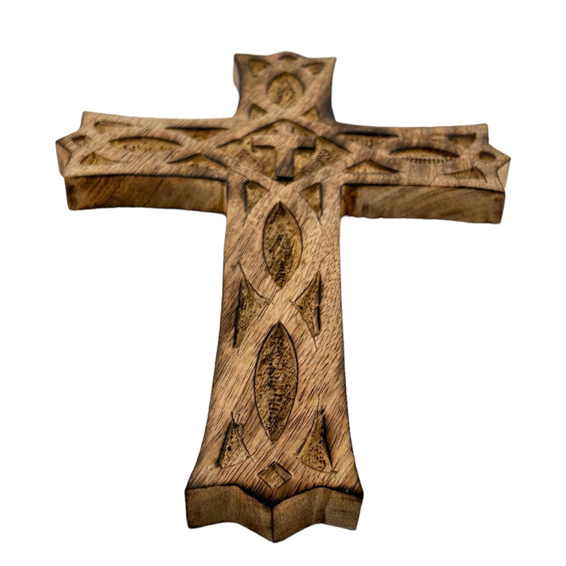 Millwood Pines 12 Inches Wood Wall Cross | Wayfair