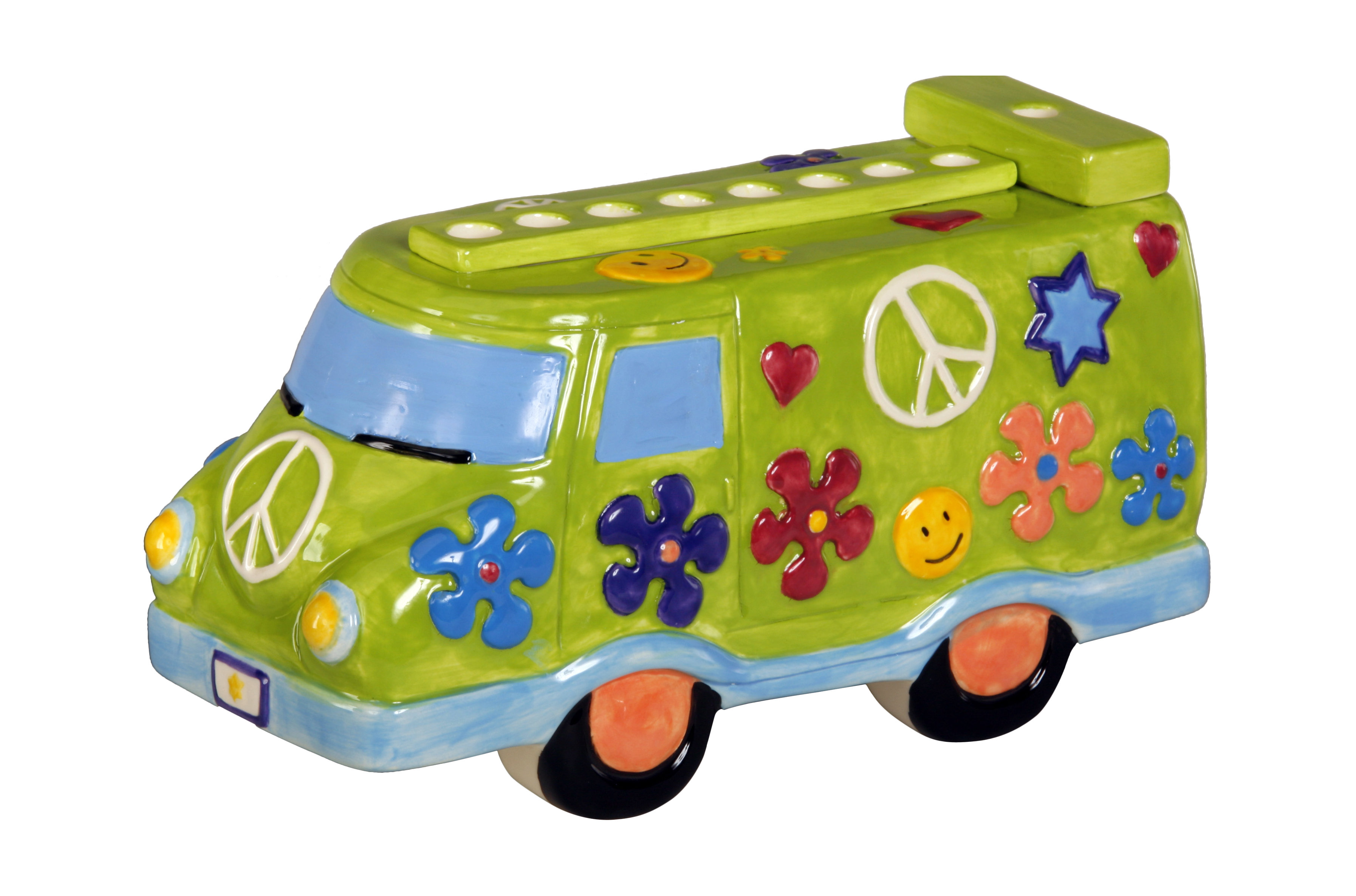 Israel Giftware Design Ceramic Peace Van Menorah & Reviews | Wayfair