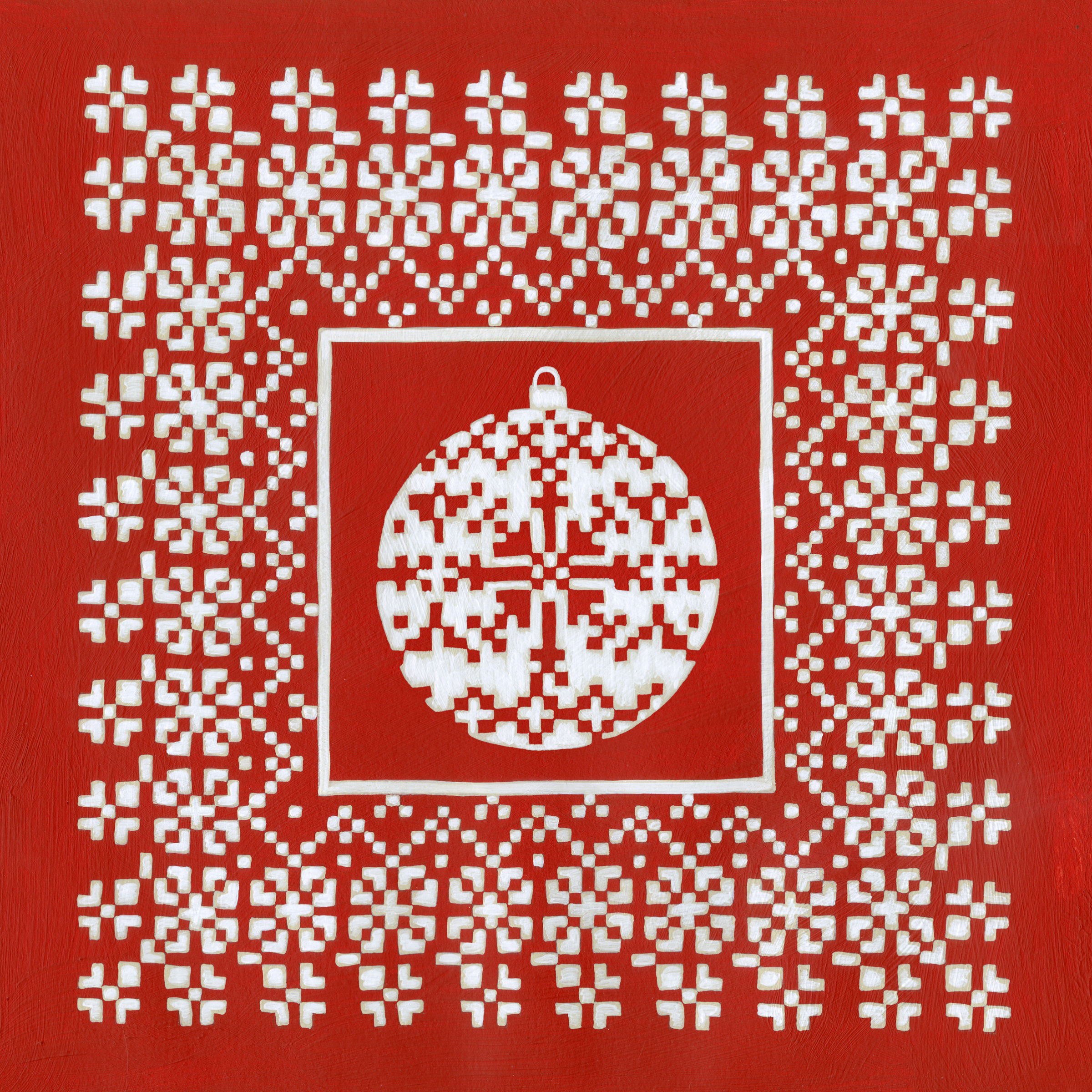 The Holiday Aisle® Fair Isle Snowflake IV - Wayfair Canada