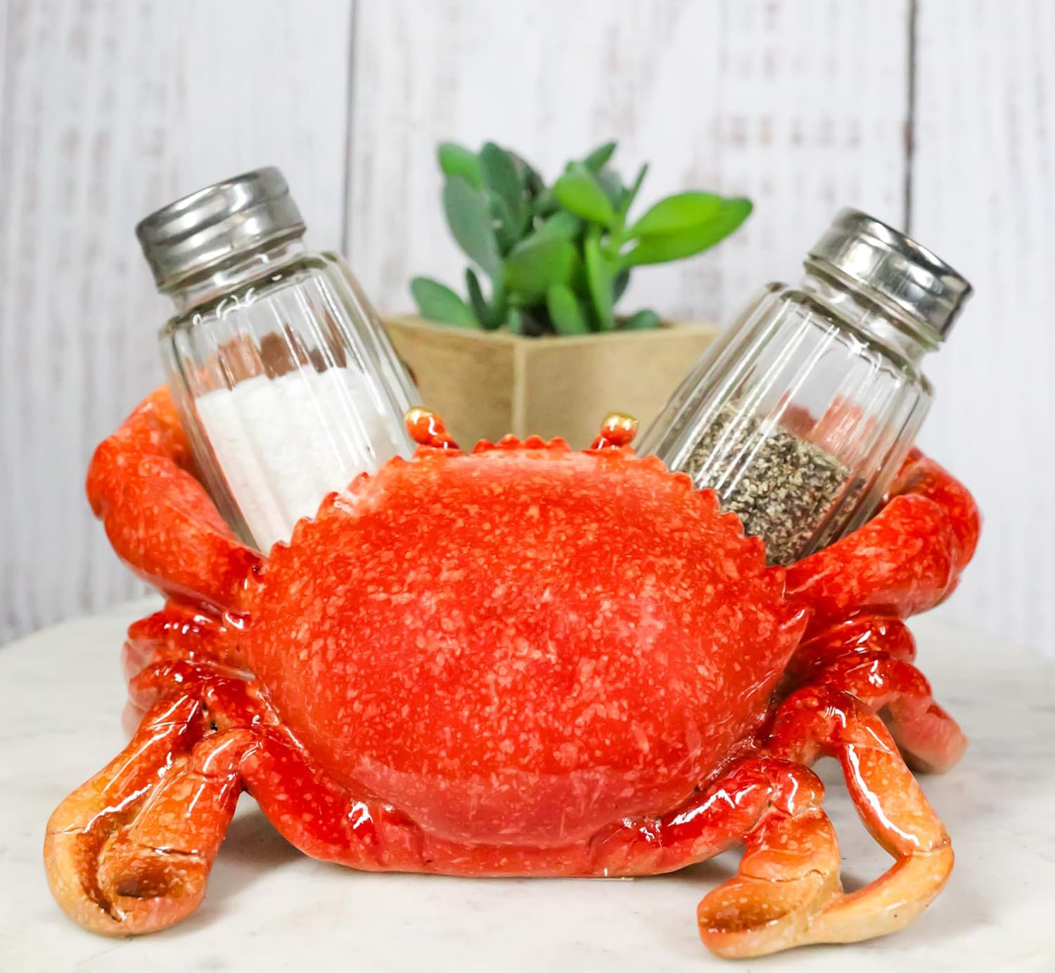 Beachcrest Home™ Nautical Marine Stone Crab Salt And Pepper Shakers ...
