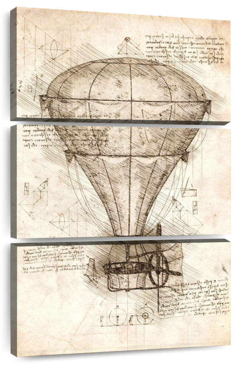 Ebern Designs Mehar Hot Air Balloon Blueprint | Wayfair