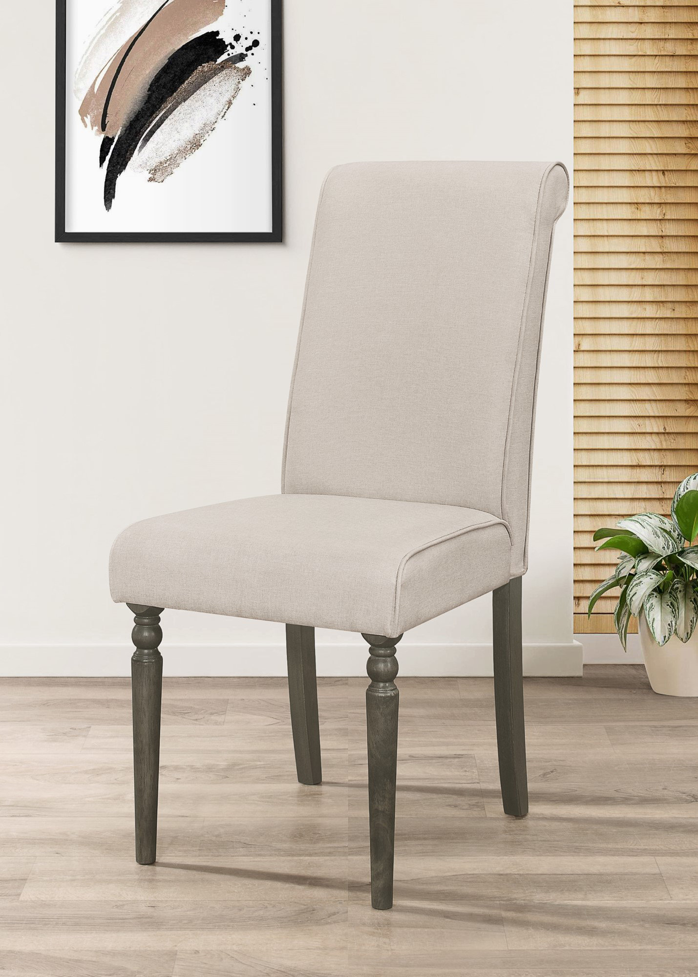 Lark Manor Alajuwon Parsons Chair in Warm Grey - Wayfair Canada