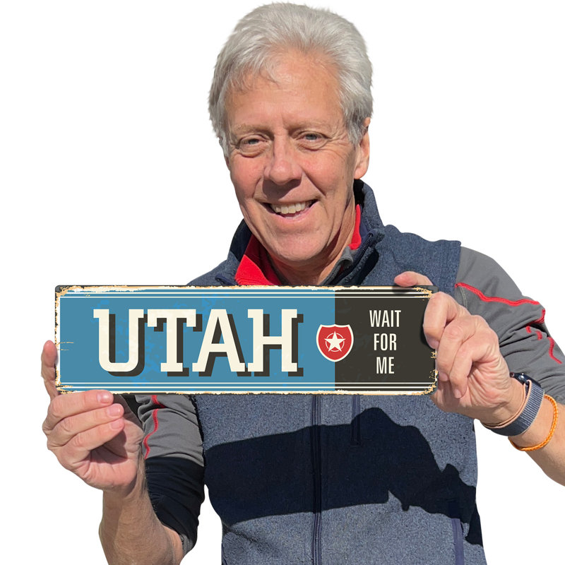 SmartSign Vintage Utah State Sign | Wayfair