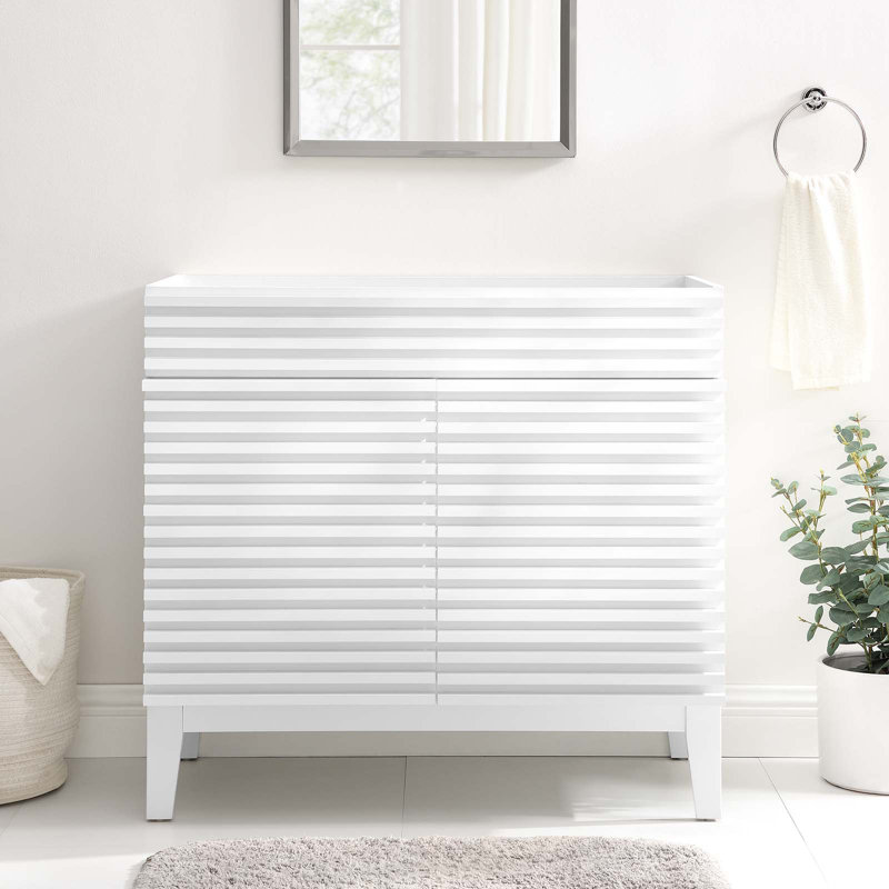 Modway Render 36" Single Bathroom Vanity Base Only & Reviews | Wayfair