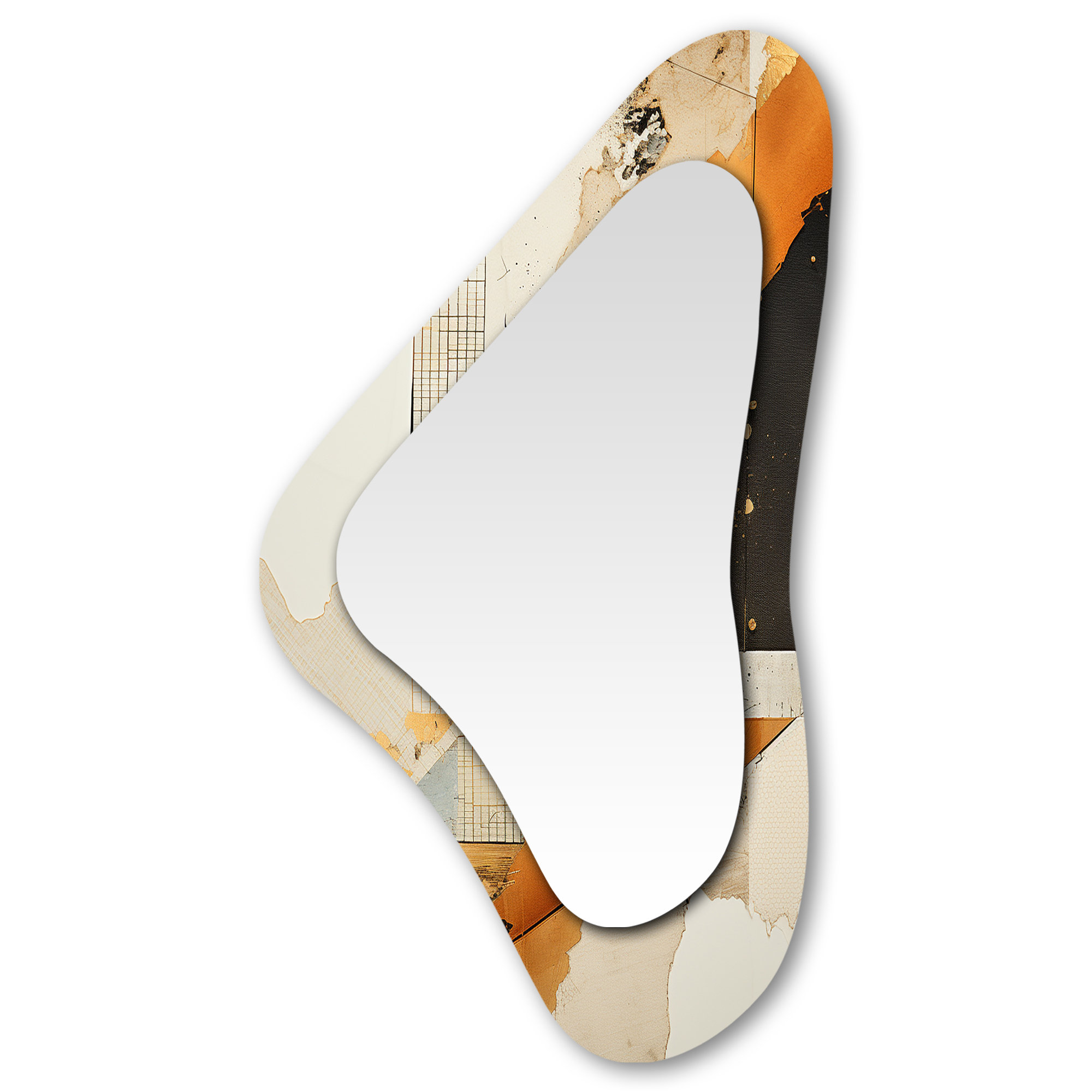 Ivy Bronx Gold and Grey Sunset Collage III - Abstract Collages ...