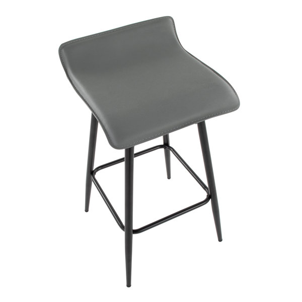 Corrigan Studio® Kalsum 26" Contemporary Fixed Height Counter Stool In ...