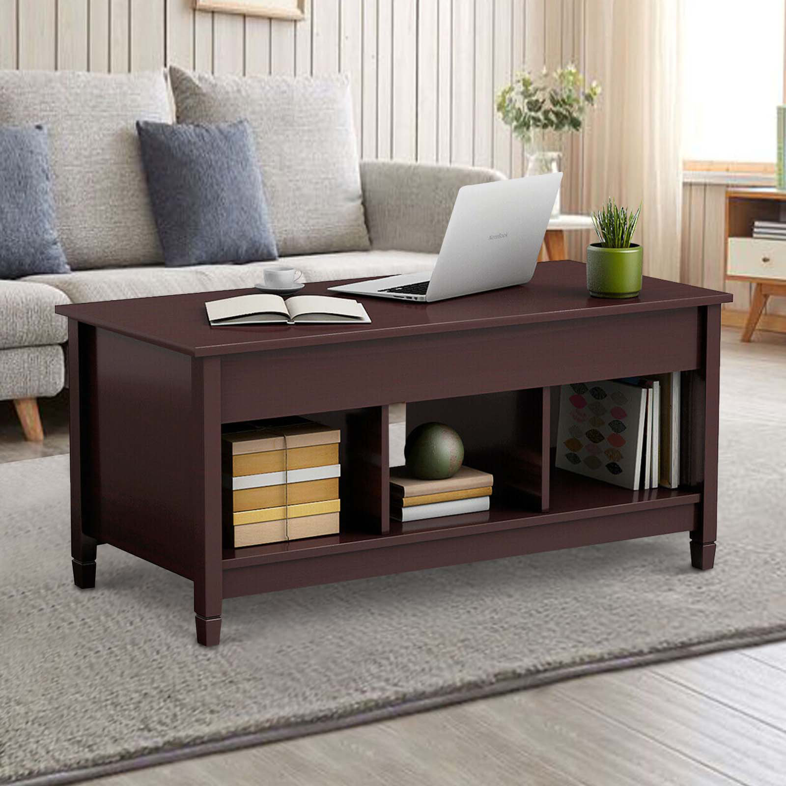 Canora Grey Waterproof And Scratch-Resistant Lift Top Coffee Table With ...