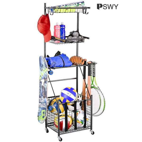 PSWY Rangement pour équipement de sport, rangement pour équipement de ...