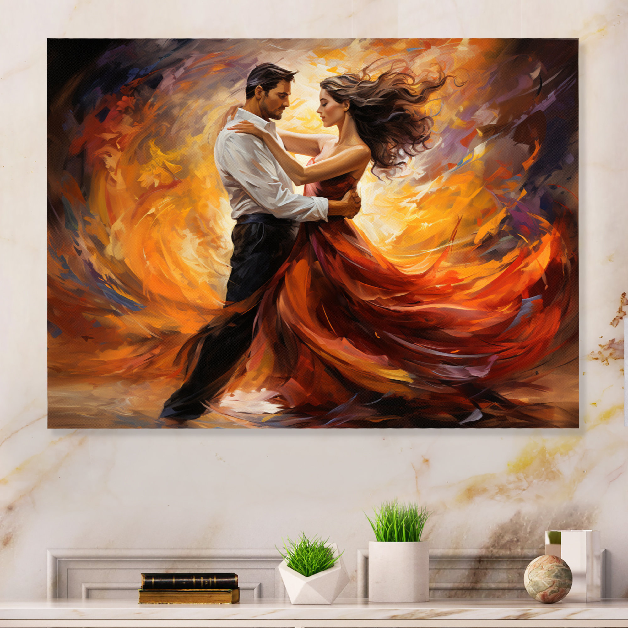 Red Barrel Studio® Soulful Dancing II - Dance Metal Wall Decor | Wayfair