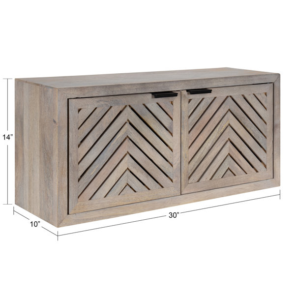 Gracie Oaks Valatie Mango Wood Accent Shelf & Reviews | Wayfair