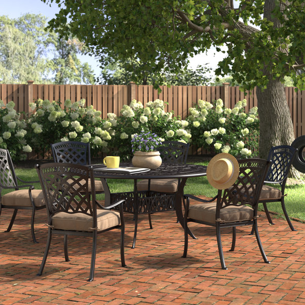 Round Patio Dining Sets You'll Love | Wayfair