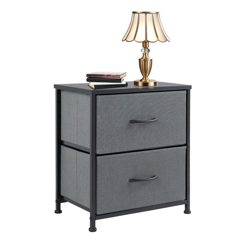 Infinity Drawers Dresser Chest of Drawers,Metal Frame and Wood Top,2bc ...