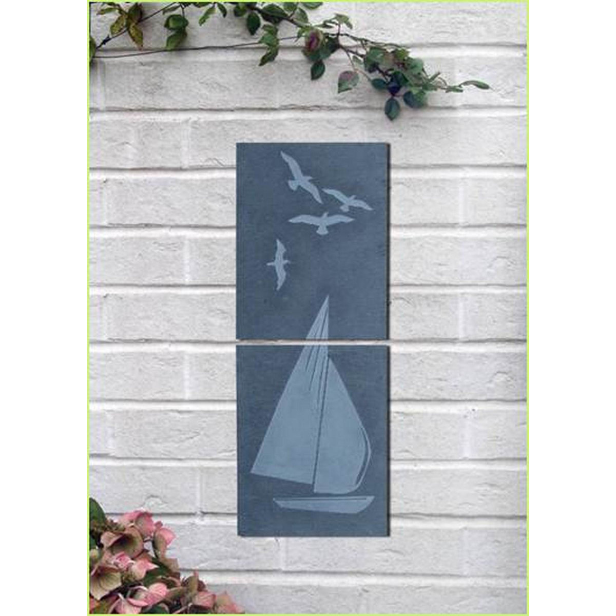 Breakwater Bay Jon Natural Slate 2 Piece Wall Accent Set & Reviews ...
