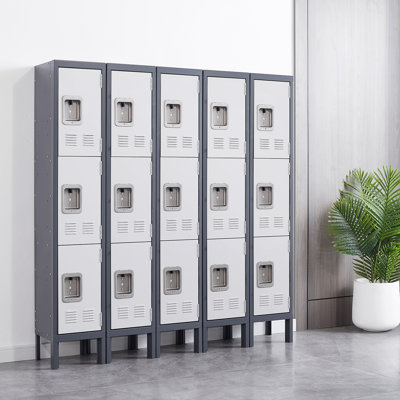 Steelcube Metal Locker 2 Doors Employees Locker Storage Cabinet ...