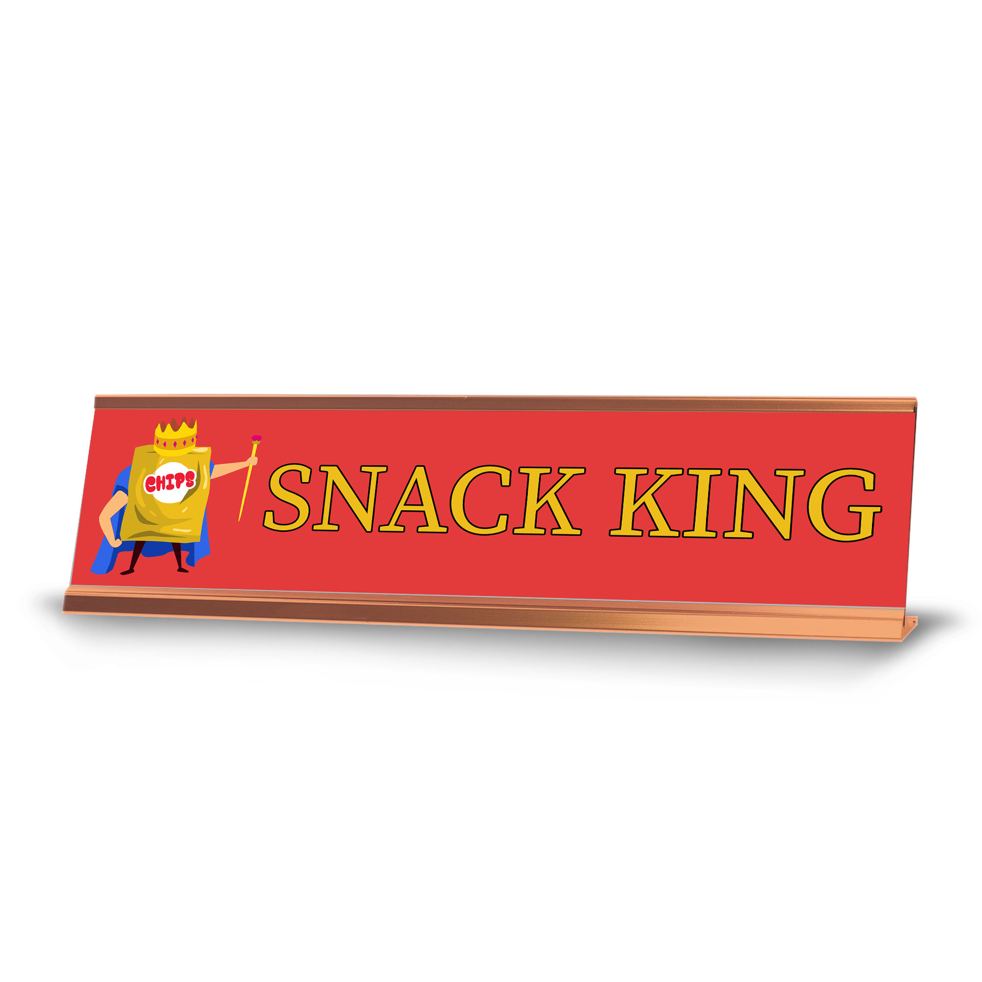 Signs ByLITA Snack King Desk Sign | Wayfair