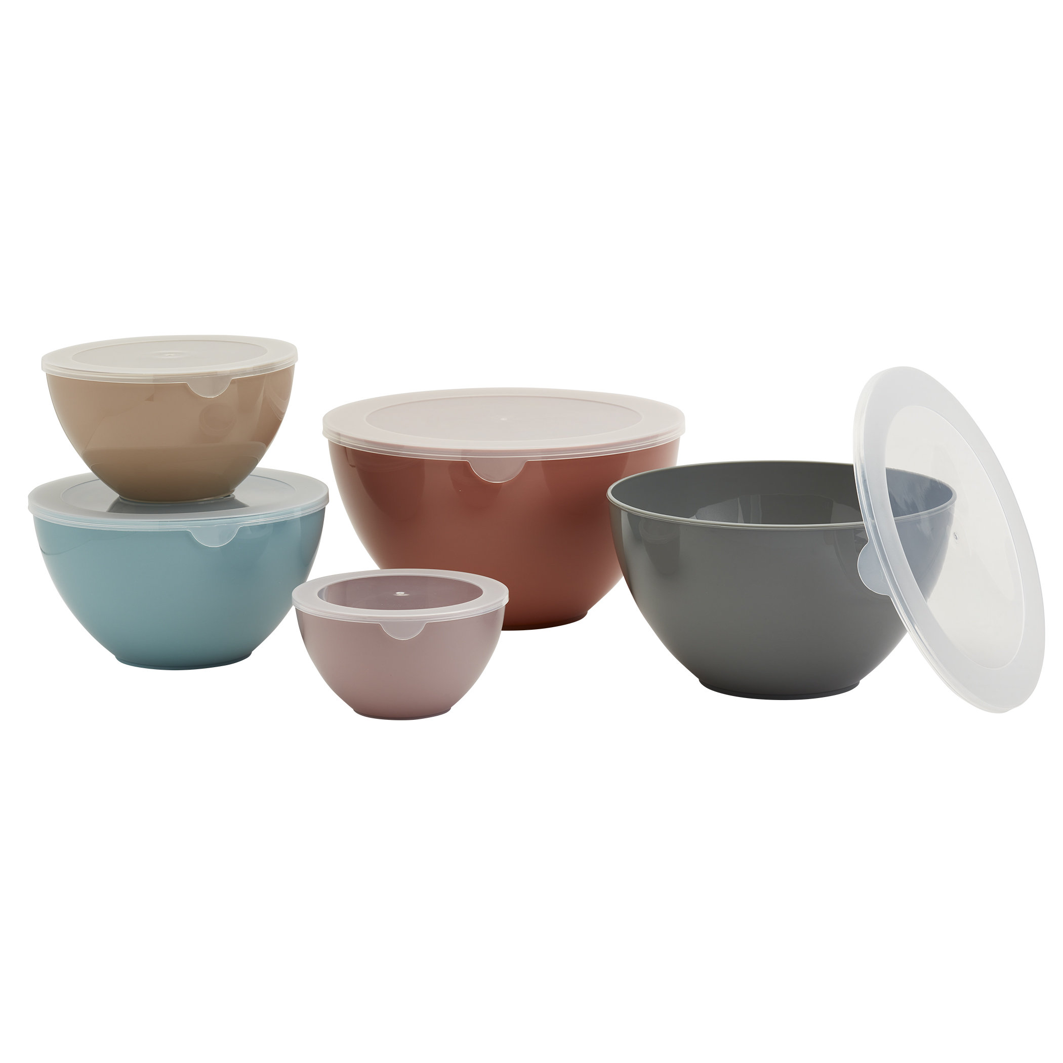Basic Essentials 10pc Mixing Bowl Set with Lids & Reviews | Wayfair