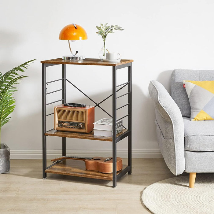 Better Homes & Gardens 24'' Steel Standard Baker's Rack with Microwave ...